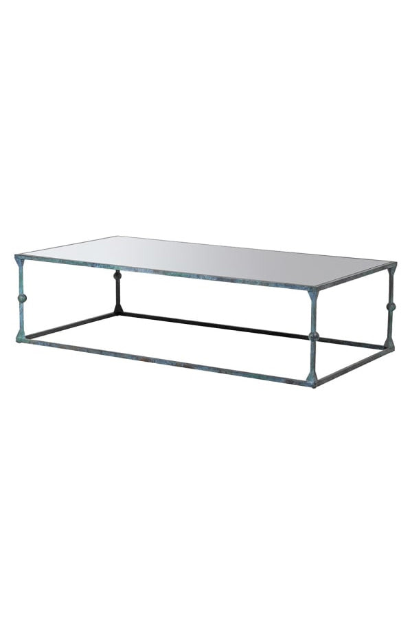 Verdigris Mirrored Coffee Table – Jeffreys Interiors